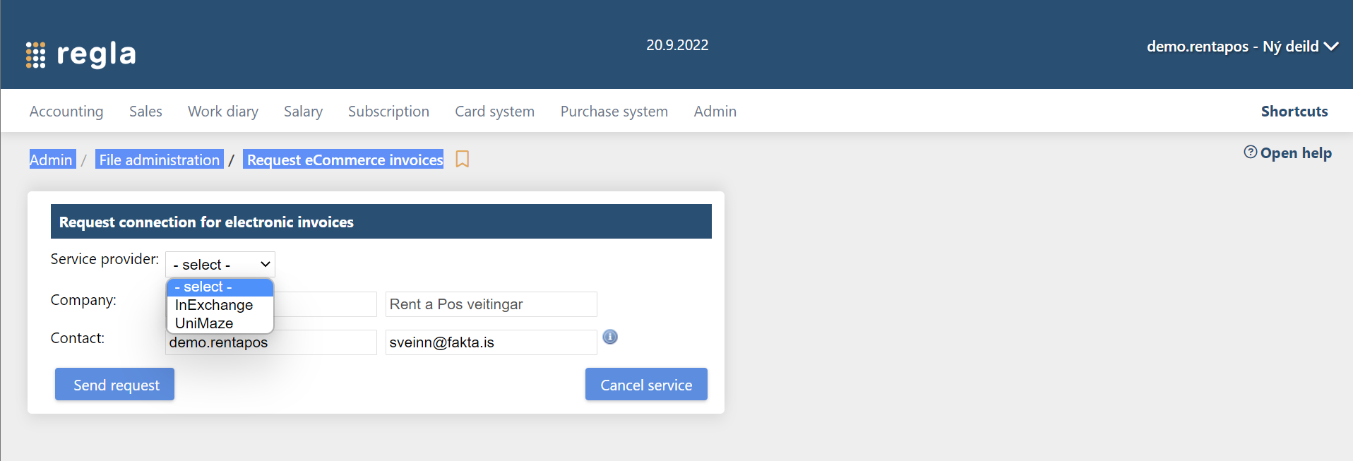 How do I activate electronic invoicing? – Help (EU)